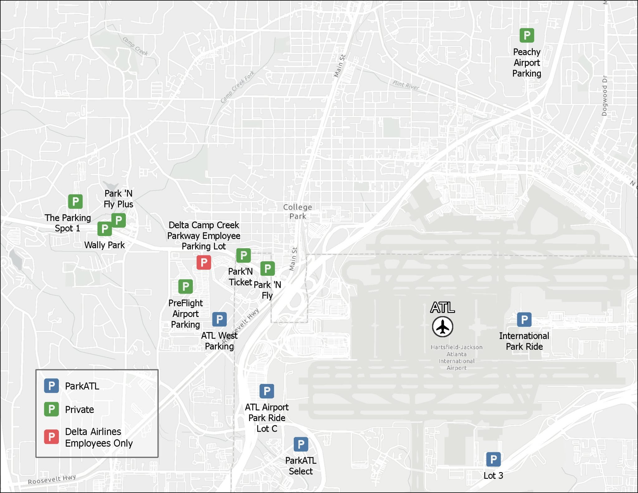 Shift Insider’s Guide to ATL Airport Employee Parking – Shift | ATL ...